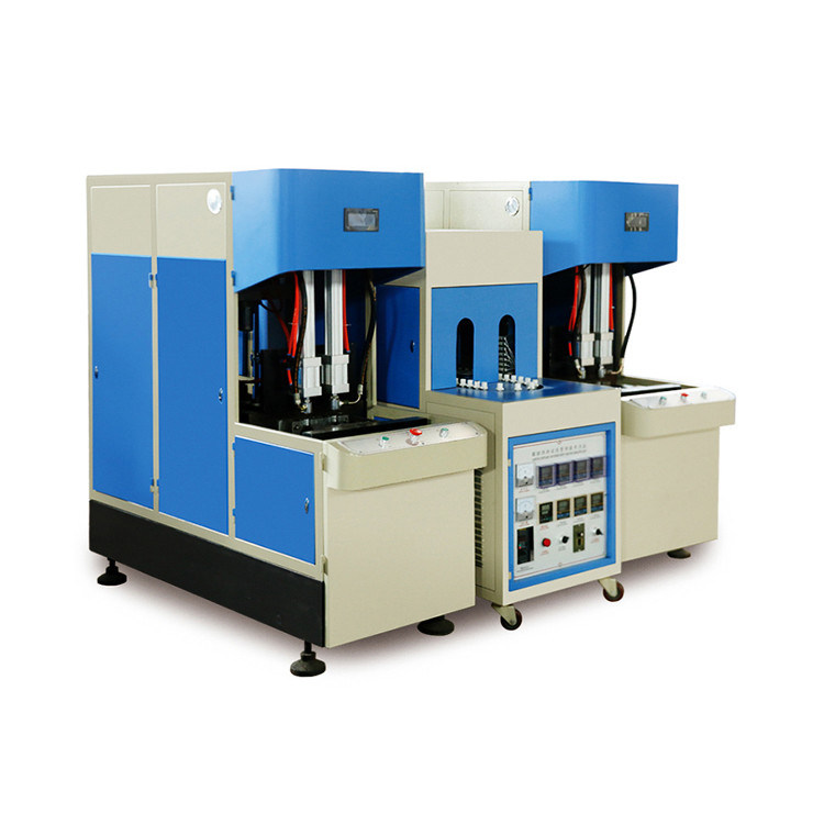 Siemens PLC 2 Cavity Semi Auto Blow Molding Machine for Plastic Bottle ...